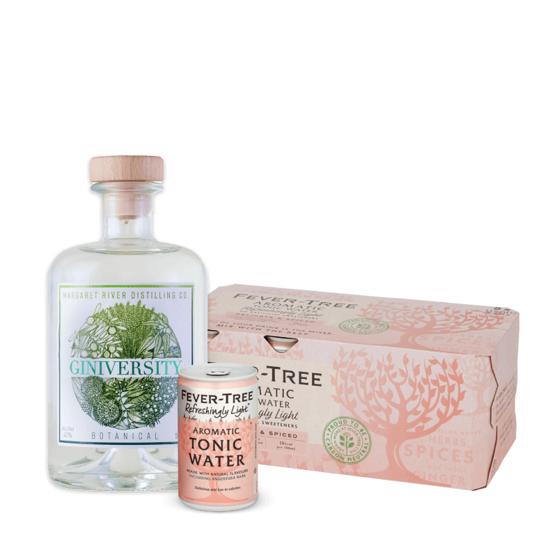 Giniversity Botanical Gin & Aromatic Tonic Bundle | Liquor Loot