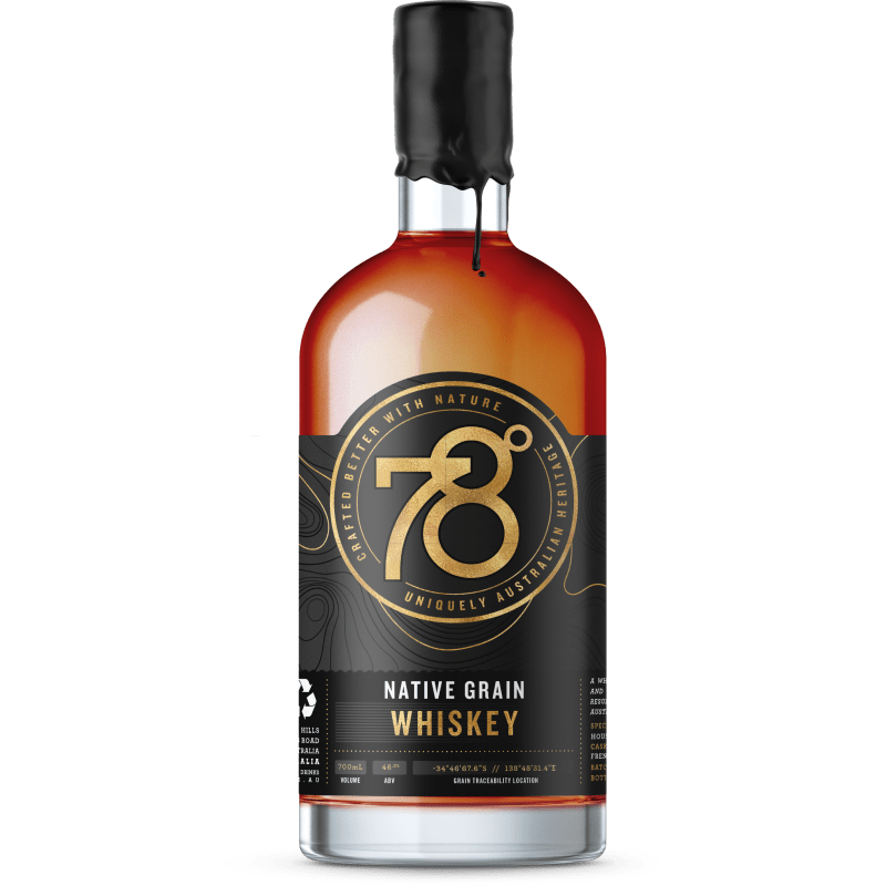 Adelaide Hills 78 Degrees Native Grain Whiskey (700mL) - Liquor Loot ...