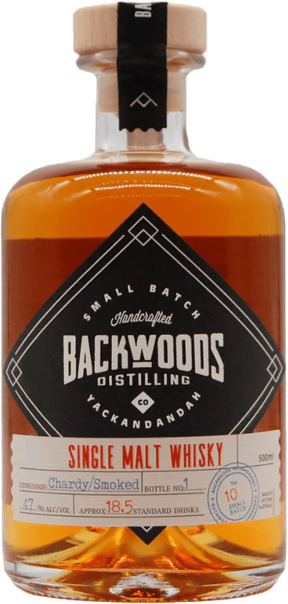 Backwoods Chardonnay Cask Single Malt Whisky (500mL) | Liquor Loot