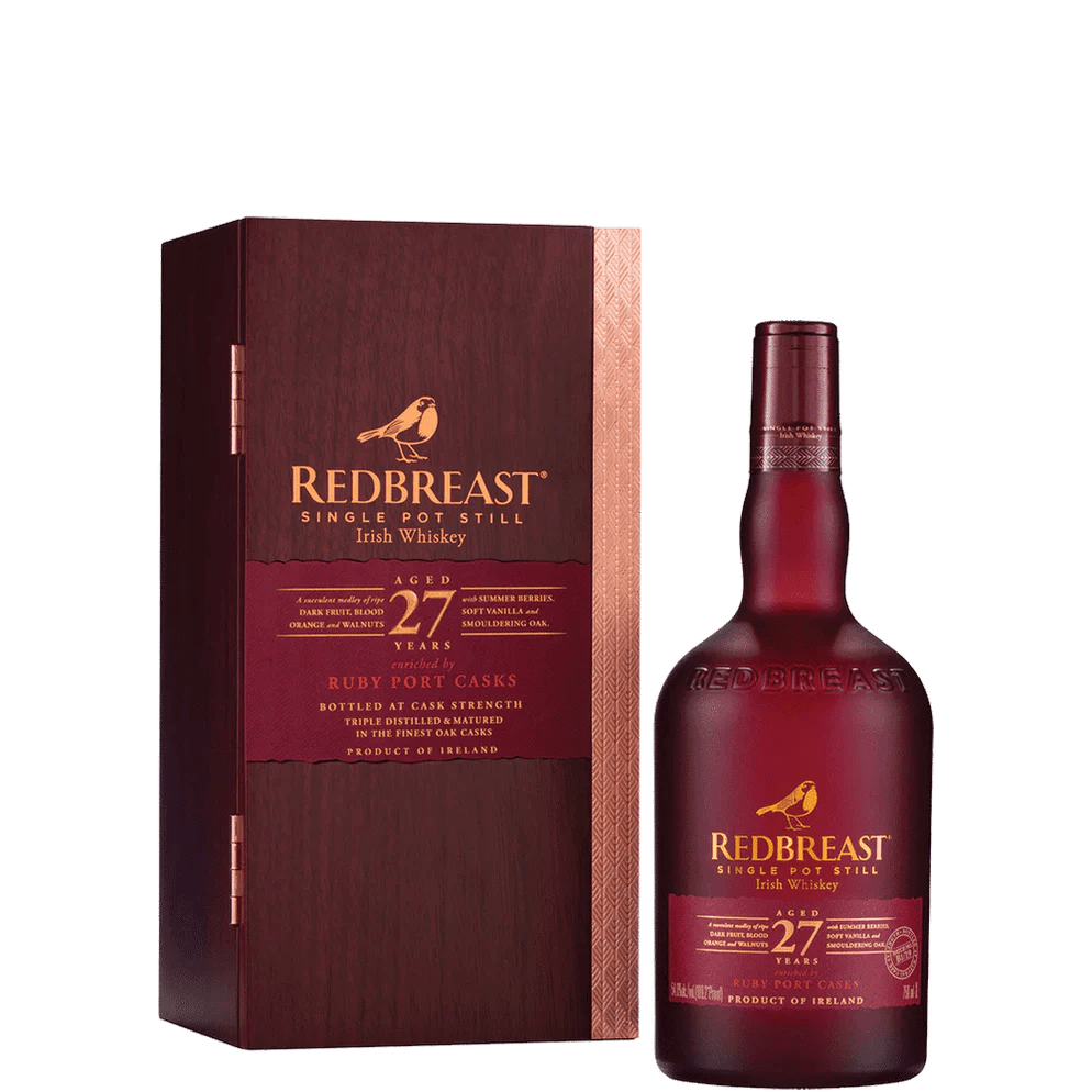 Redbreast 27 Year Old Single Pot Still Irish Whiskey (700mL) - Liquor ...
